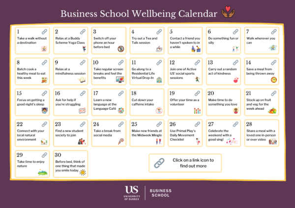 Nourish yourself this November – wellbeing at the Business School ...