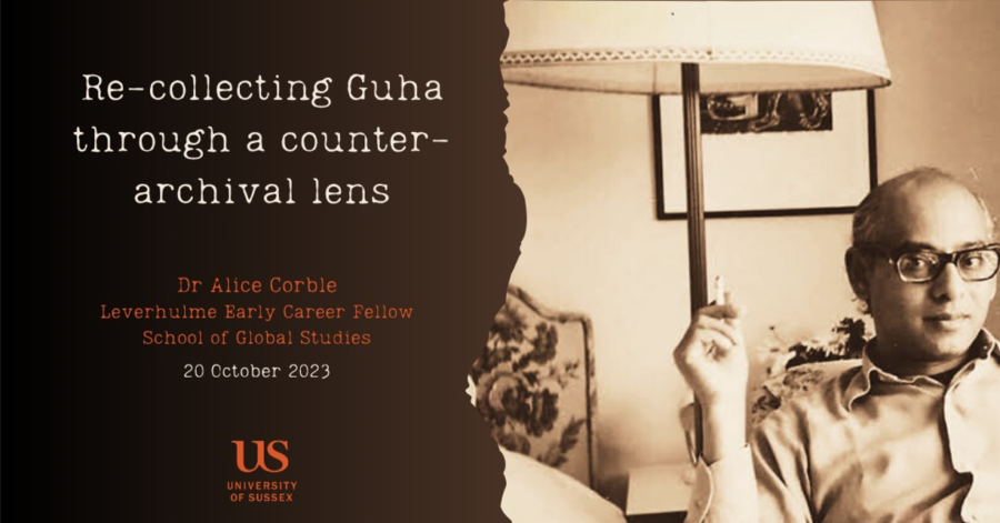 Re-collecting Ranajit Guha through a counter-archival lens | Decolonial ...