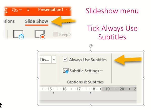 PowerPoint live subtitles – it can even translate! | IT Services blog