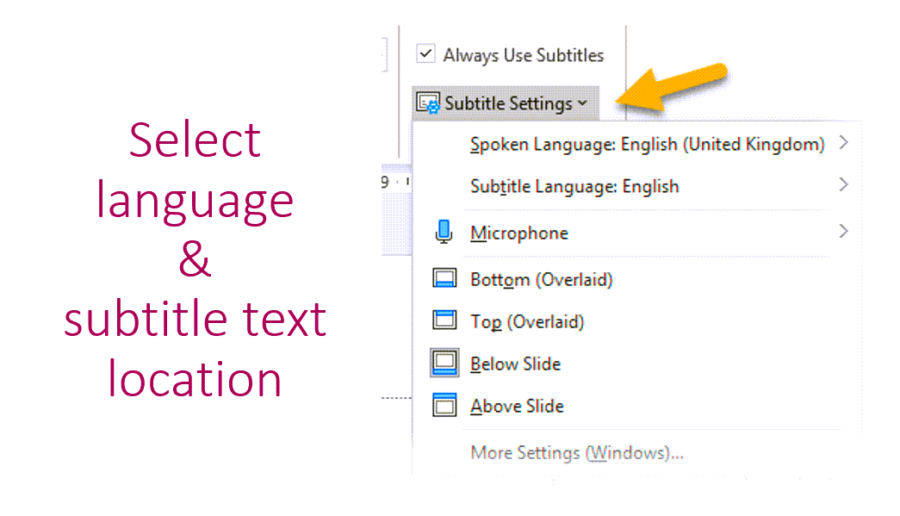 PowerPoint live subtitles – it can even translate! | IT Services blog
