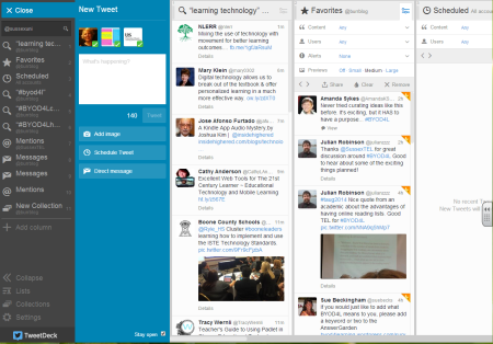 Managing your tweets with Tweetdeck - Educational Enhancement