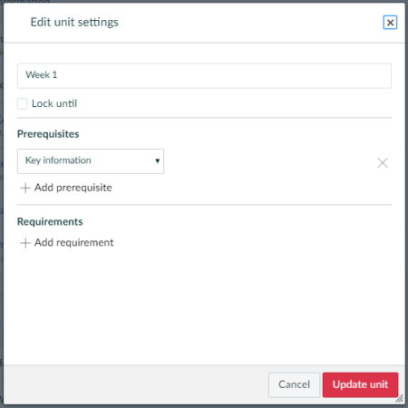 Adding Requirements & Prerequisites in your Canvas modules ...