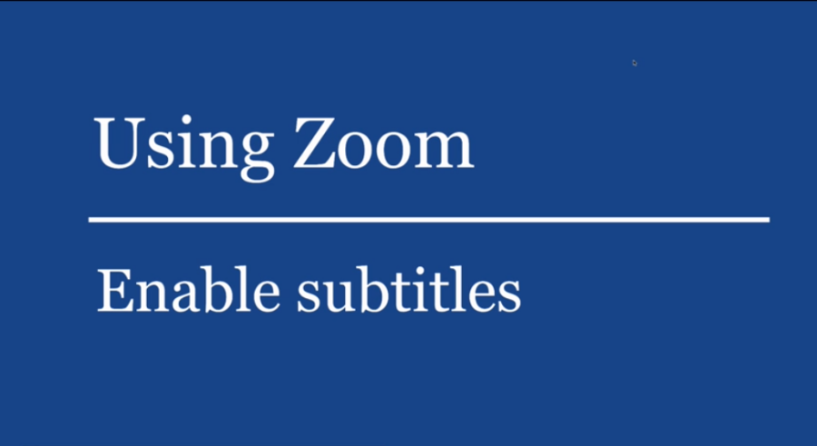 Using Zoom for teaching - Educational Enhancement