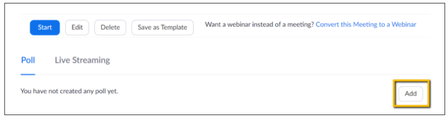 Polling with Zoom - Educational Enhancement